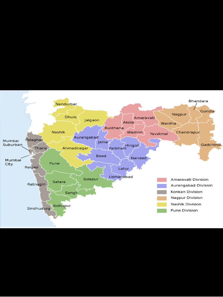 Districts of Maharashtra Overview | PDF