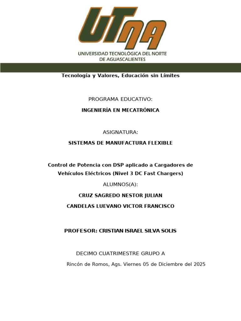 Control Potencia DSP Cargadores EV (1) | PDF | Conversor analógico a ...