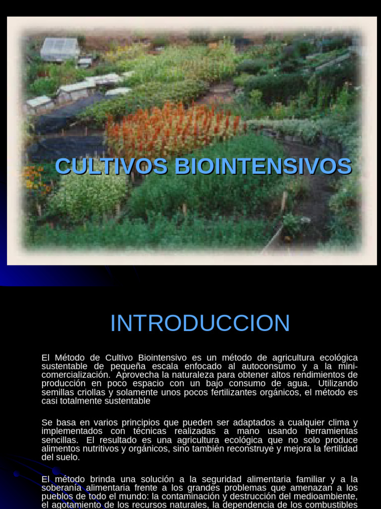BIOINTENSIVOS.2 | PDF | Agricultura | Compost