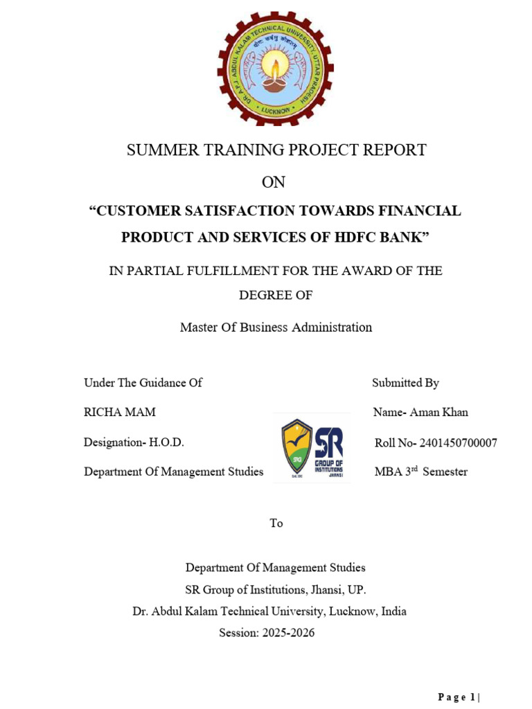 Internship 2025 Aman (1) | PDF | Debit Card | Credit Card