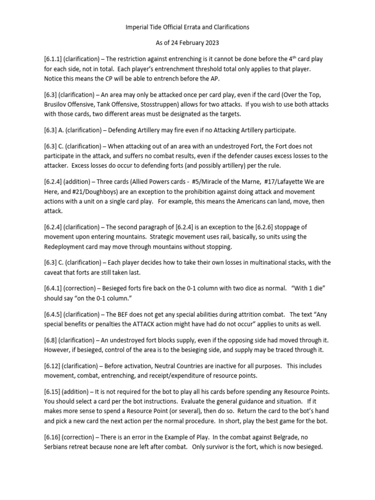 Imperial+Tide+Official+Errata+as+of+24+Feb+2023 (a Español) | PDF ...