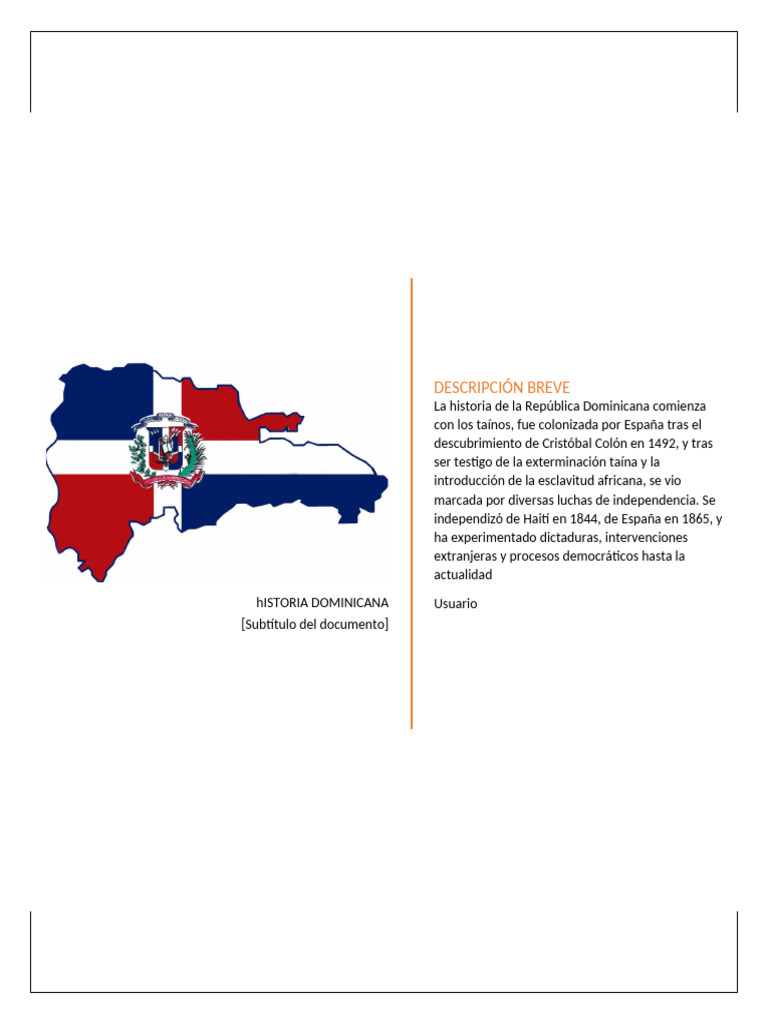 Historia de la República Dominicana | PDF | Cristobal colon | Corsario