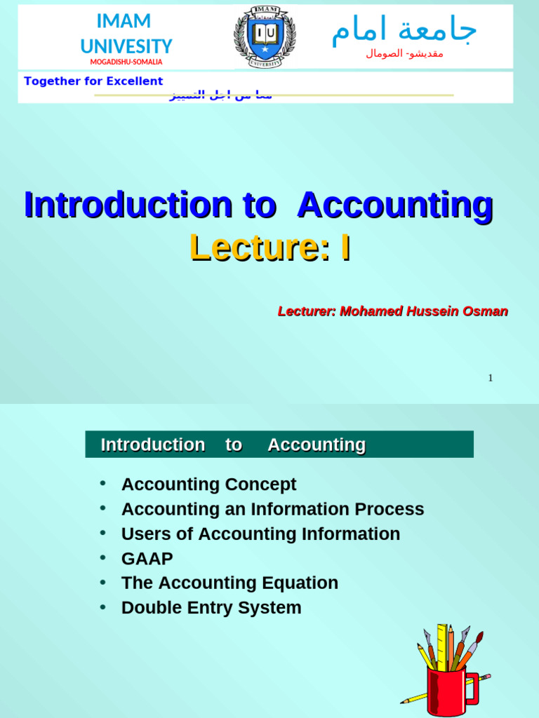 Introduction to Accounting Basics | PDF | Generally Accepted Accounting ...