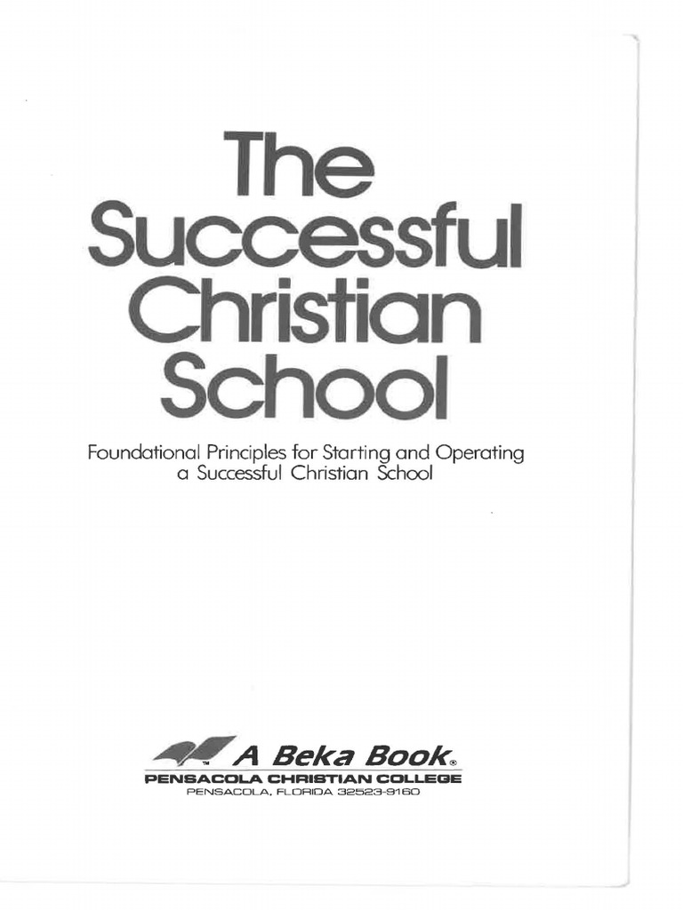 The Successful Christian School | PDF | Jesus | Heaven