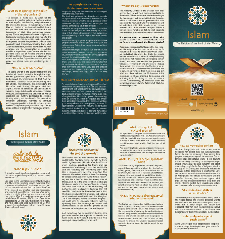 Islam The Religion of the Lord of the Worlds | PDF | Prophets And ...