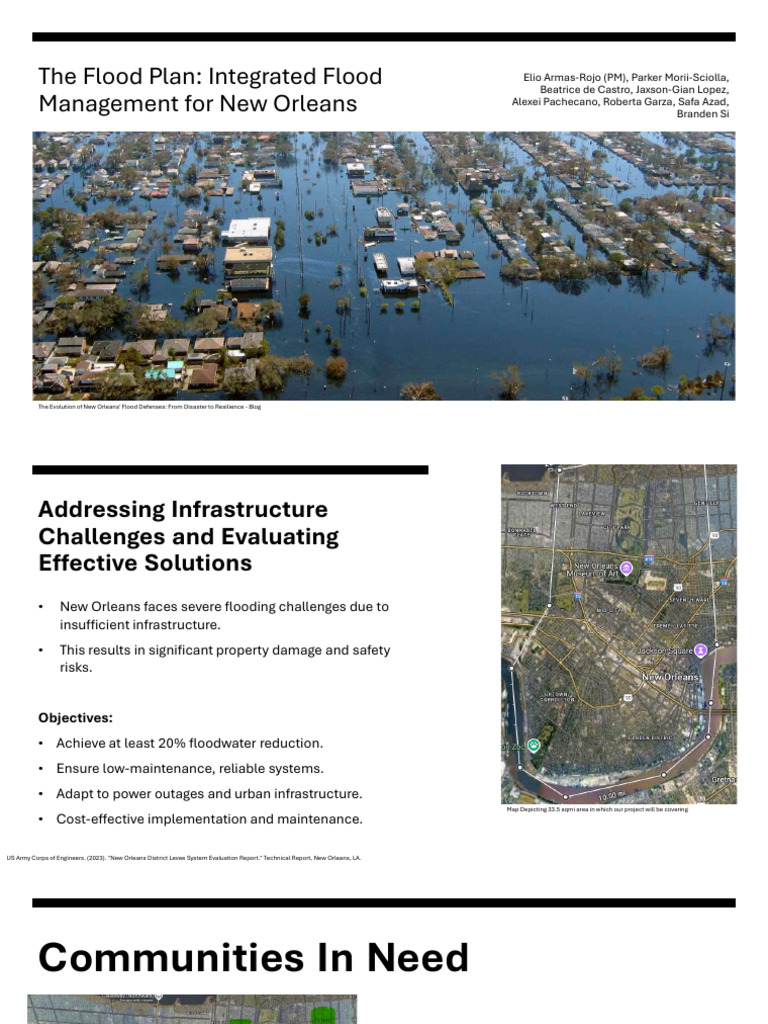 Flood Plan_Final Presentation_LopezJax | PDF | New Orleans | Flood
