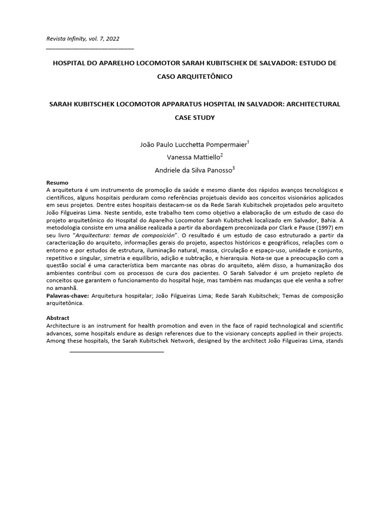 Artigo+Sarah+VF | PDF | Simetria | Hospital