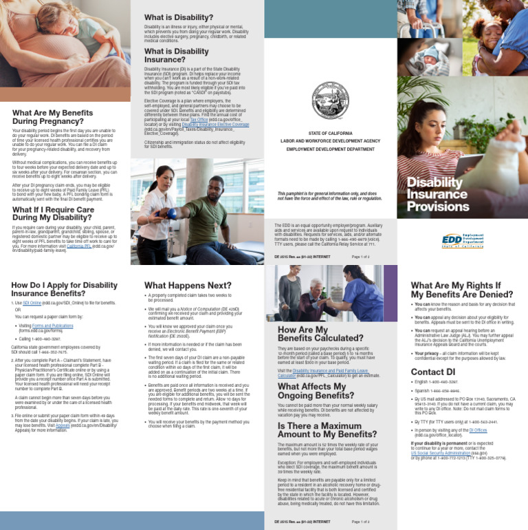Understanding California Disability Insurance | PDF | Childbirth ...