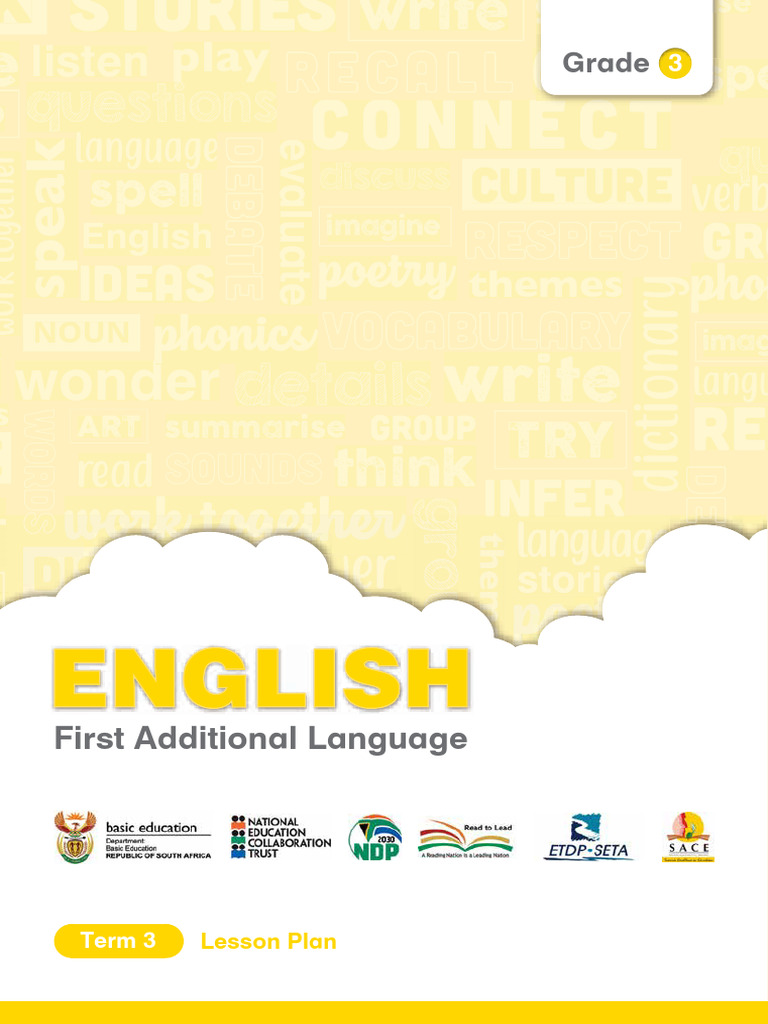 Grade 3 Term 3 PSRIP EFAL Lesson Plans 1 | PDF | Vocabulary | Question