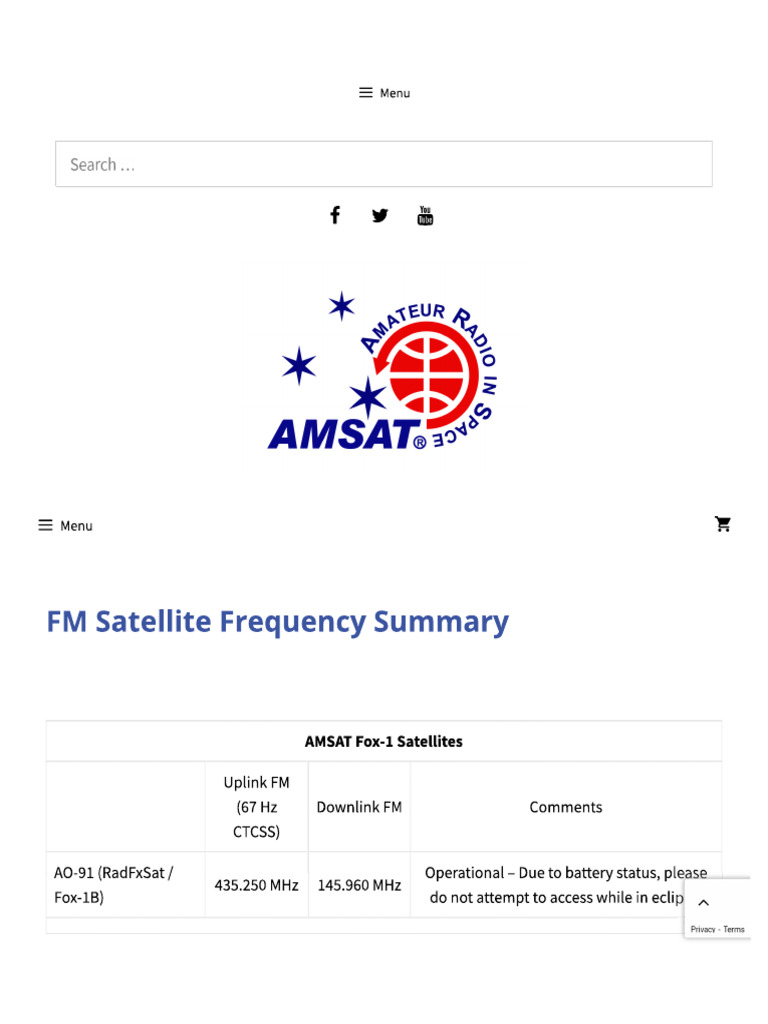 AMSAT Sat Summary - June 2021 | PDF