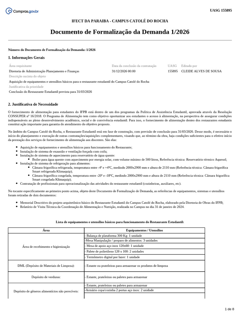 01 - DFD - 1-2026-mesclado | PDF | Geladeira | Forno