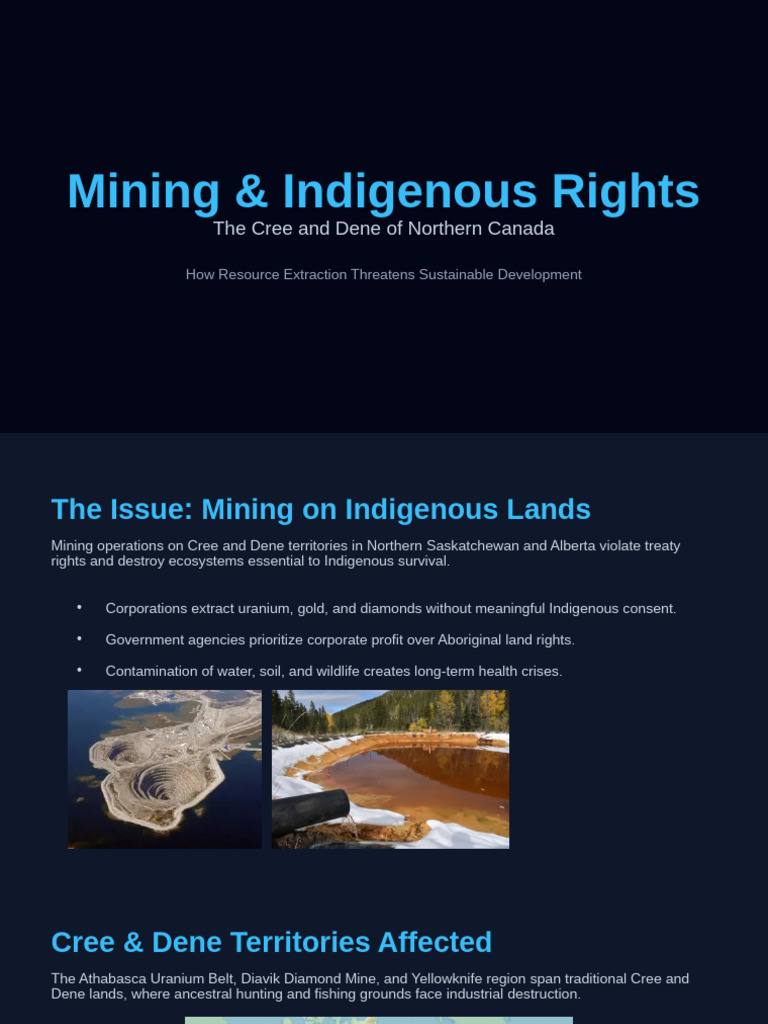 Mining Impacts on Cree and Dene Rights | PDF | Mining | Natural Environment