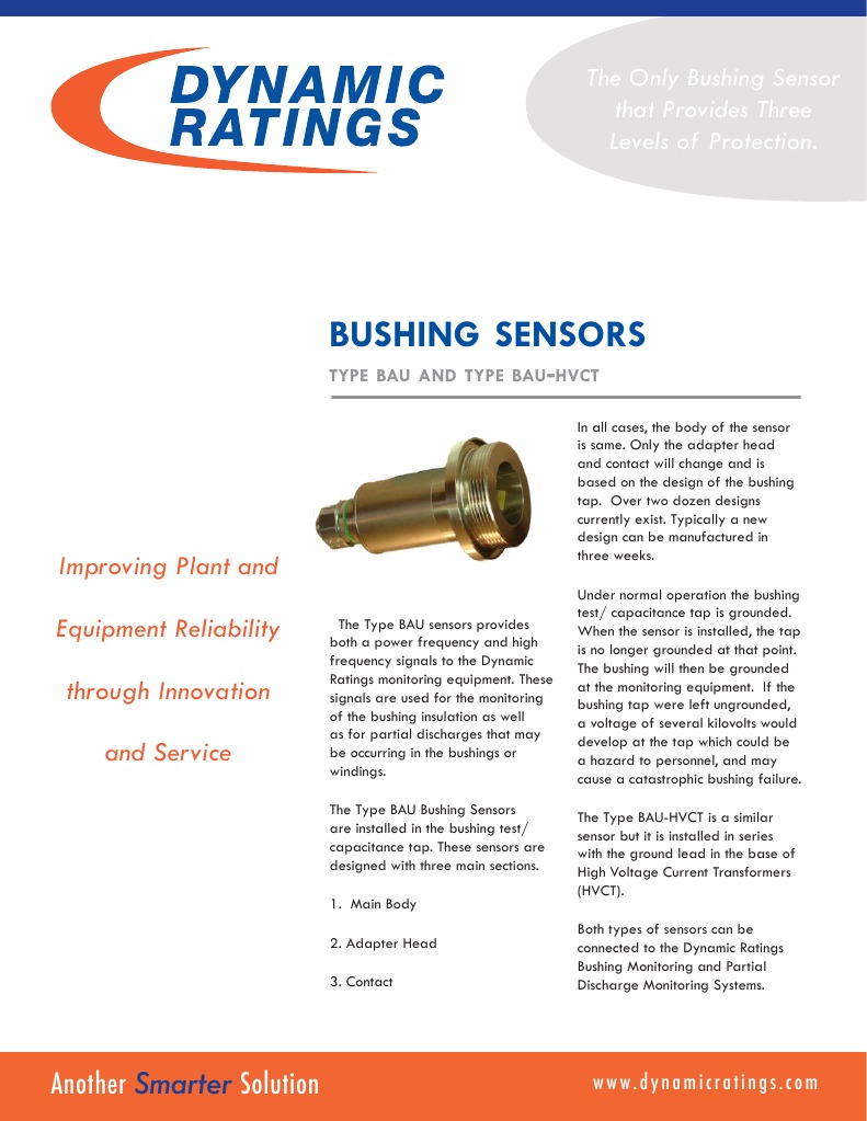 Bushing Sensors | PDF | Sensor | Electrical Network