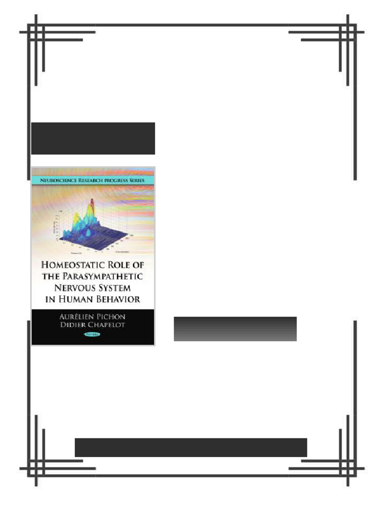 Homeostatic Role of the Parasympathetic Nervous System in Human ...