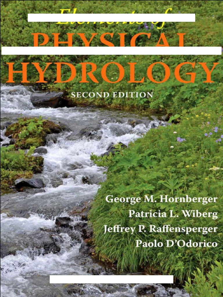 Elements of Physical Hydrology (2nd Edition) Raffensperger PDF | PDF ...