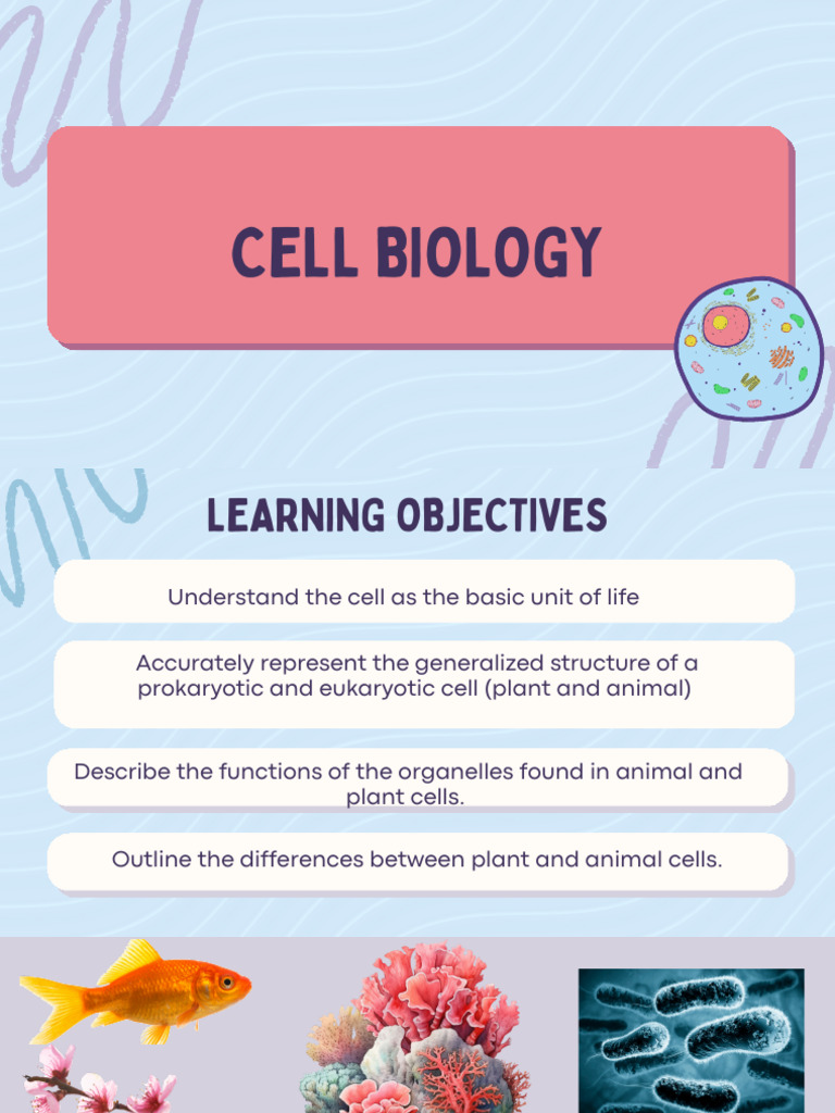 Cell Biology | PDF | Cell (Biology) | Endoplasmic Reticulum