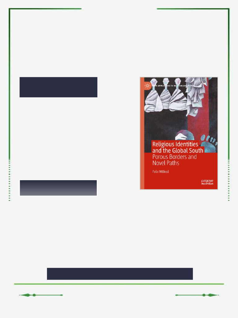 Religious Identities and the Global South: Porous Borders and Novel ...