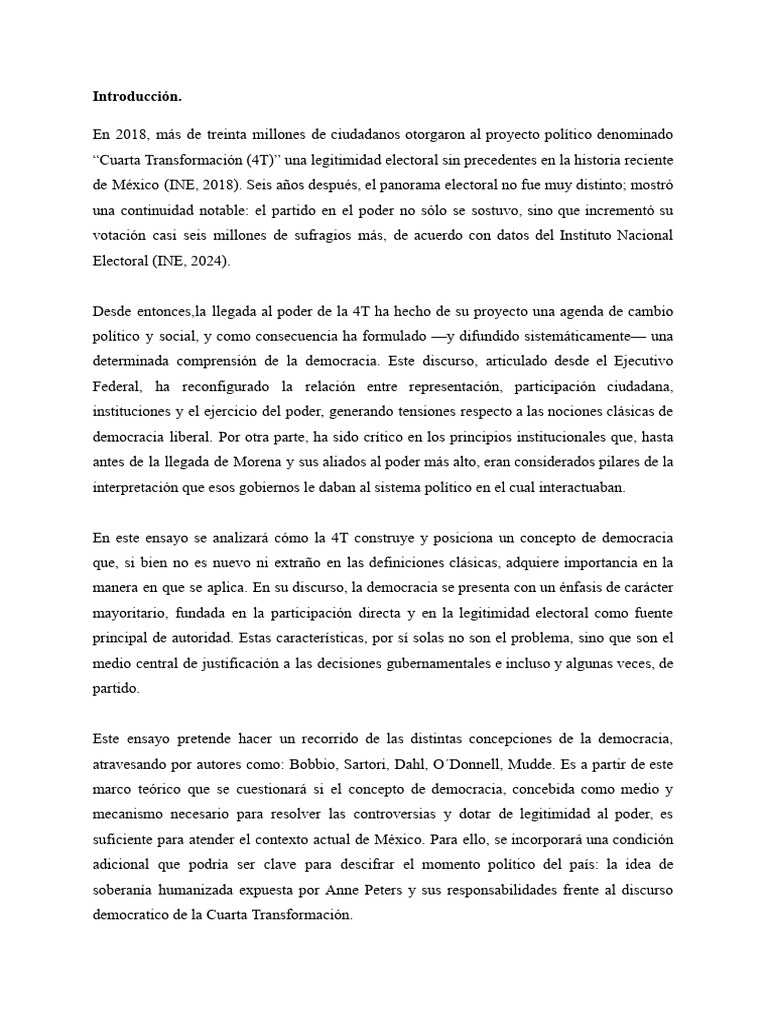 Teoría demócratica-ECS | PDF | Democracia | Ideologías políticas