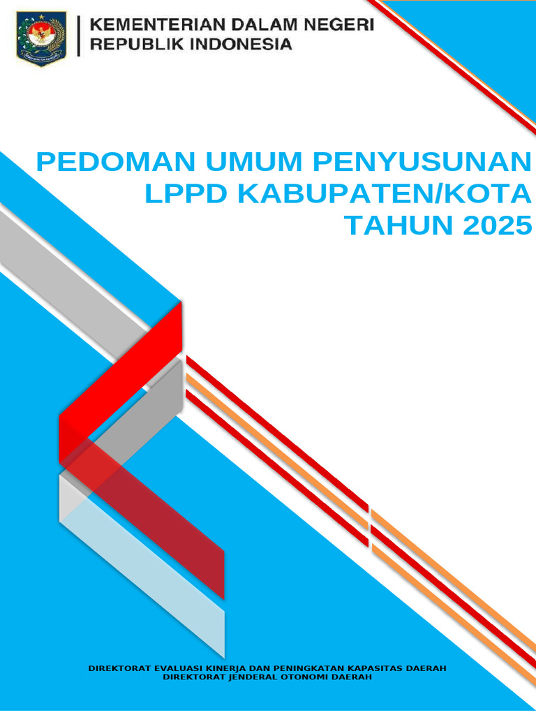 Pedoman LPPD 2025 untuk Pemerintah Daerah | PDF