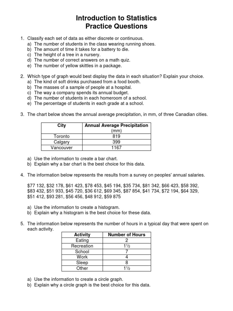 Statistics Introduction | PDF