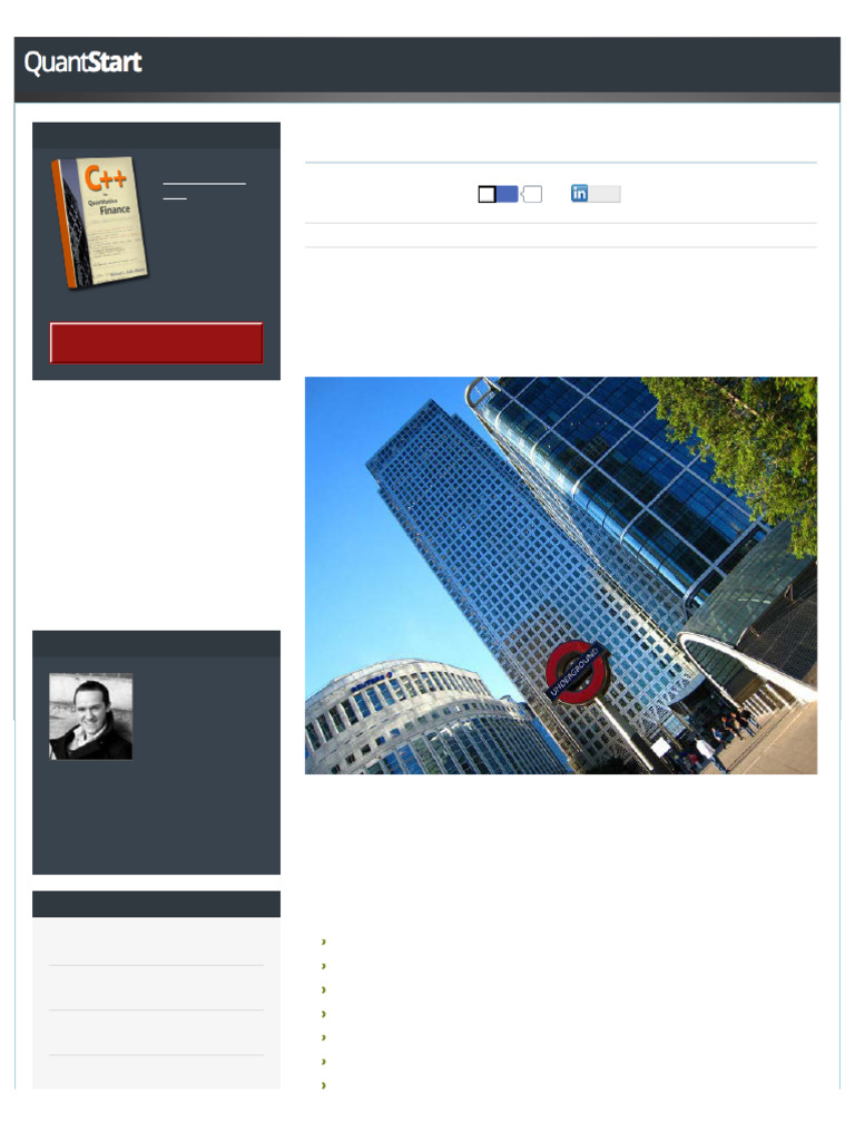 Essential Quantitative Finance Books | PDF | C++ | Mathematical Finance