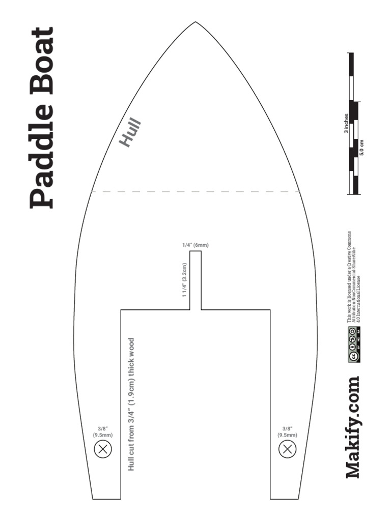 Paddle Boat Templates | PDF | Watercraft | Boats