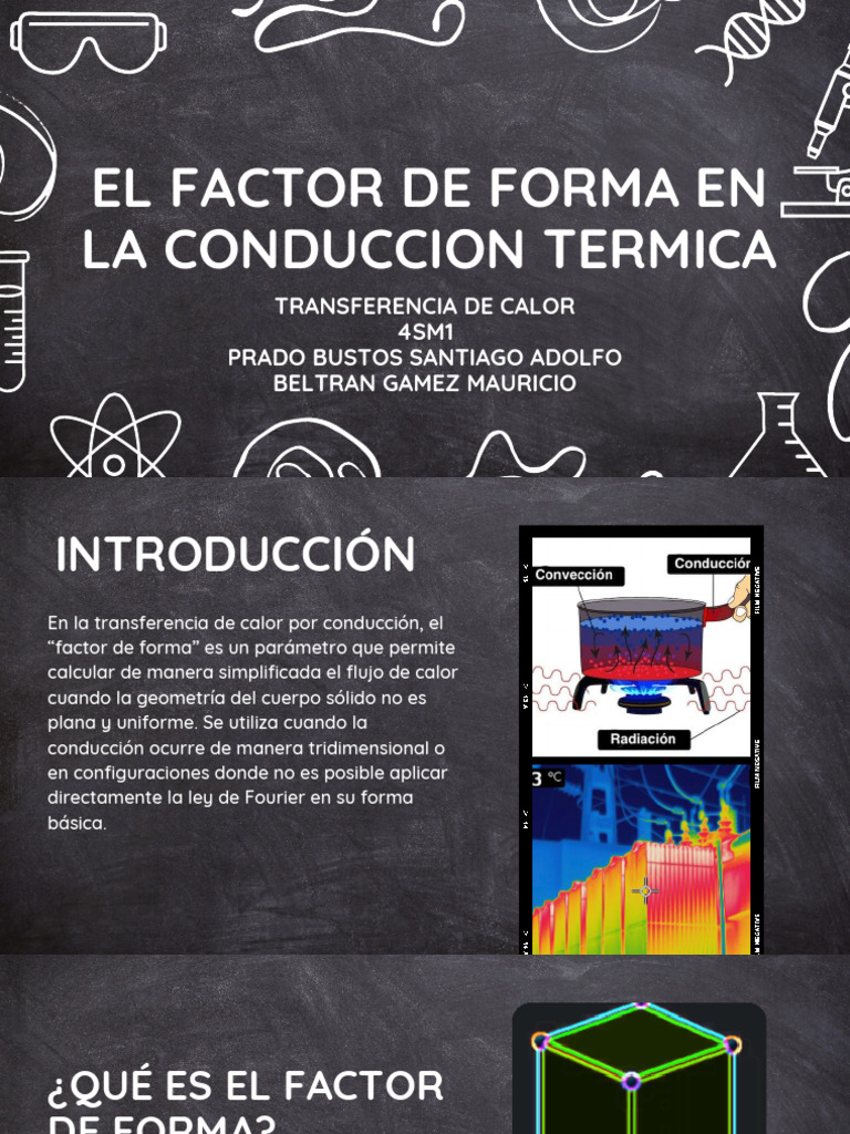 Factor de Forma en Conducción Térmica | PDF | Conduccion termica ...