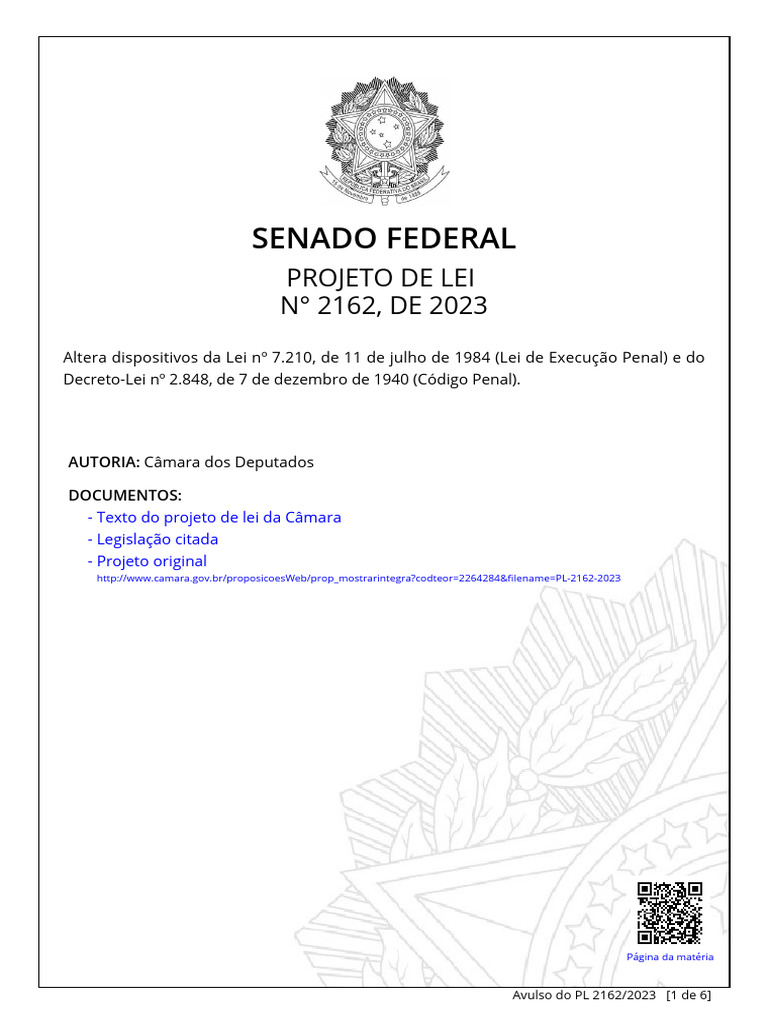 DOC-Avulso-inicial-da-materia---SF258634041098-20251210 | PDF | Pena de ...