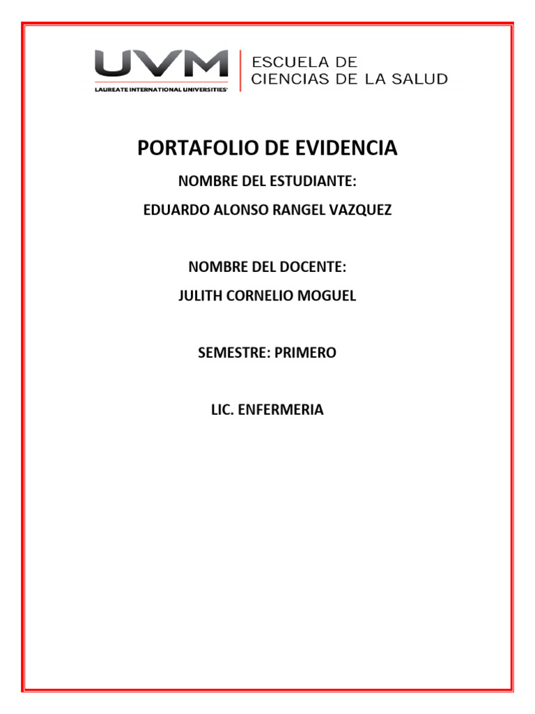 Portafolio de Evidencia Estructura y f. 2do Parcial | PDF