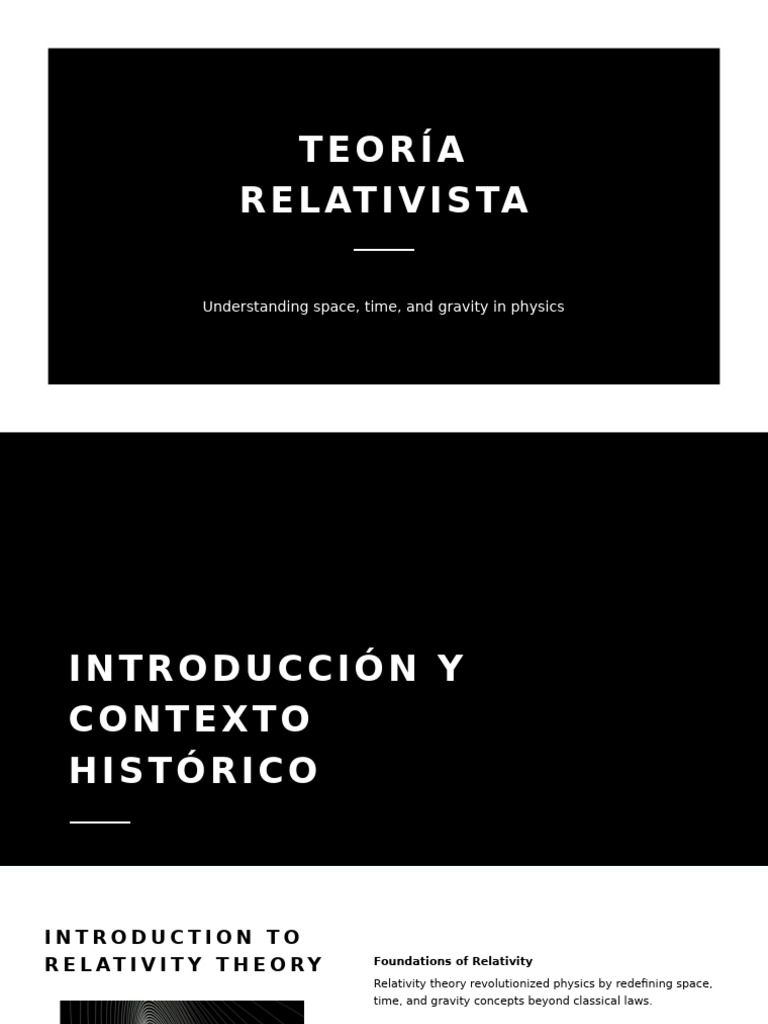 Teoria_Relativista_Detallada | PDF | General Relativity | Special ...