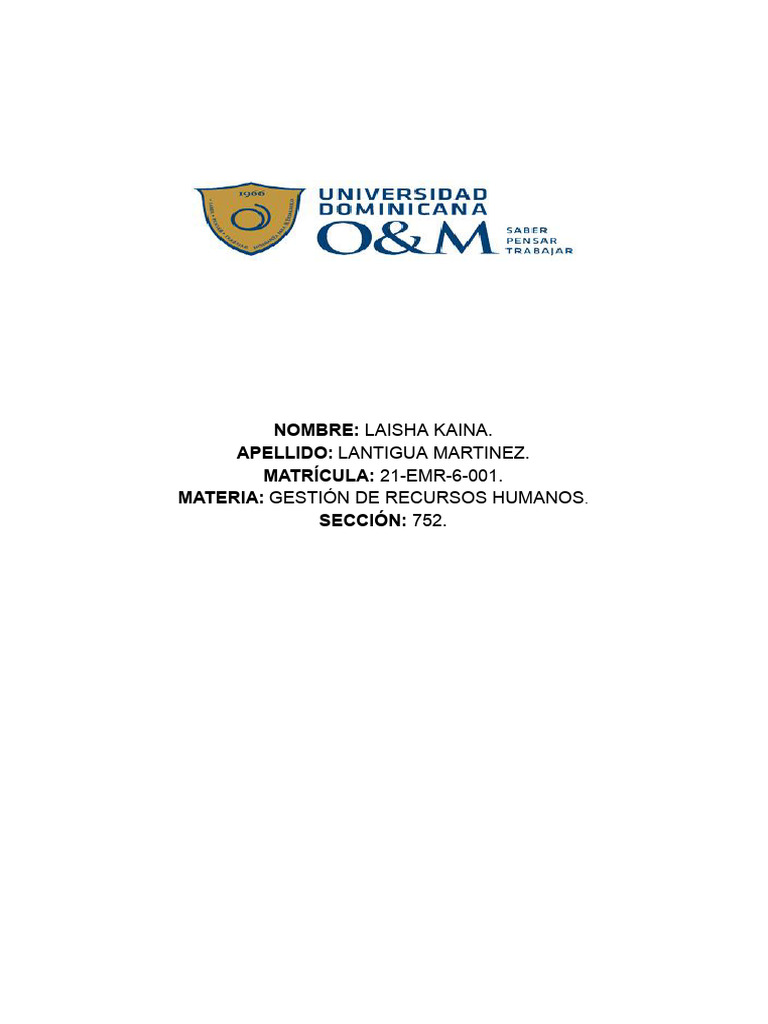 Planeación de Recursos Humanos | PDF | Gestión de recursos humanos ...