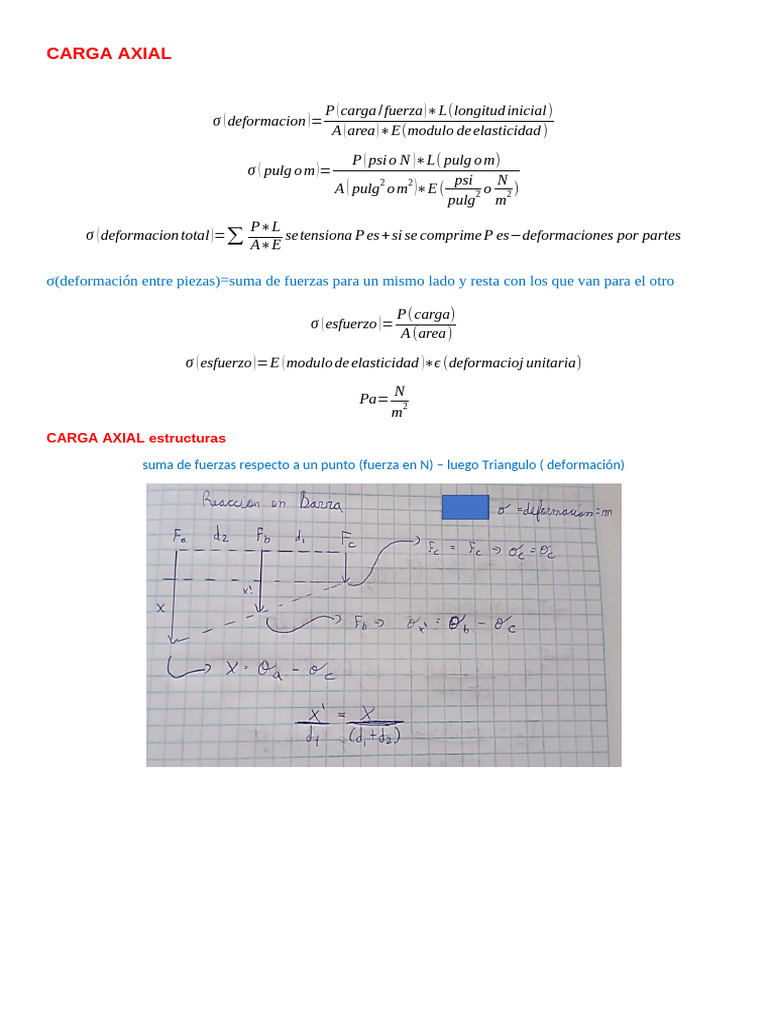 Carga Axial y Torsión en Estructuras | PDF | Mecánica de sólidos ...