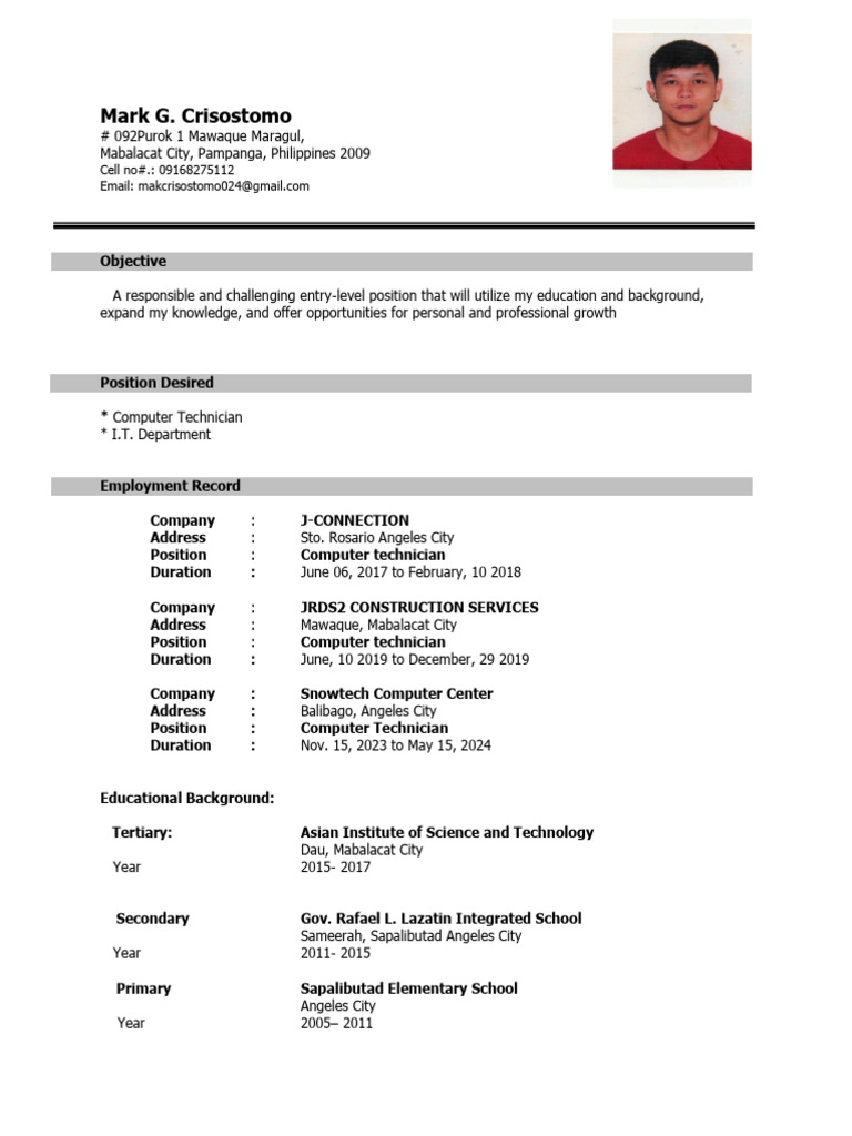 Resume | PDF | Computing