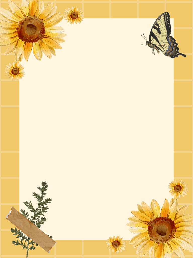 Yellow Aesthetic Floral Page Border_20251224_011214_0000 | PDF