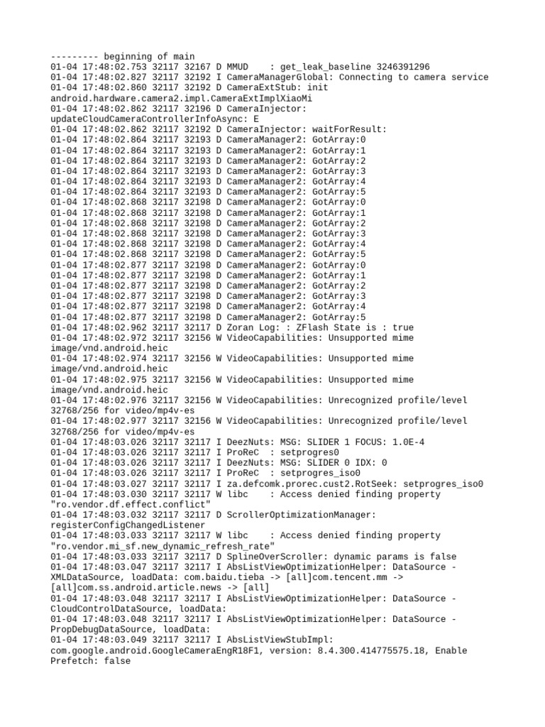 Log Cat 1767523682701 | PDF | Computing | Computer Programming
