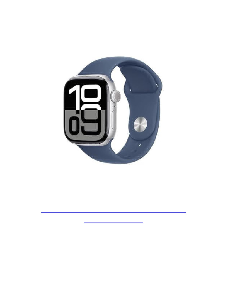 2127 Apple Watch Series 10 GPS 42mm Smartwatch With Aluminium Case in ...