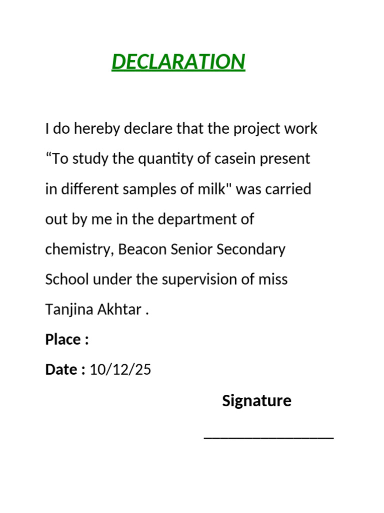 Declaration Wps Office | PDF