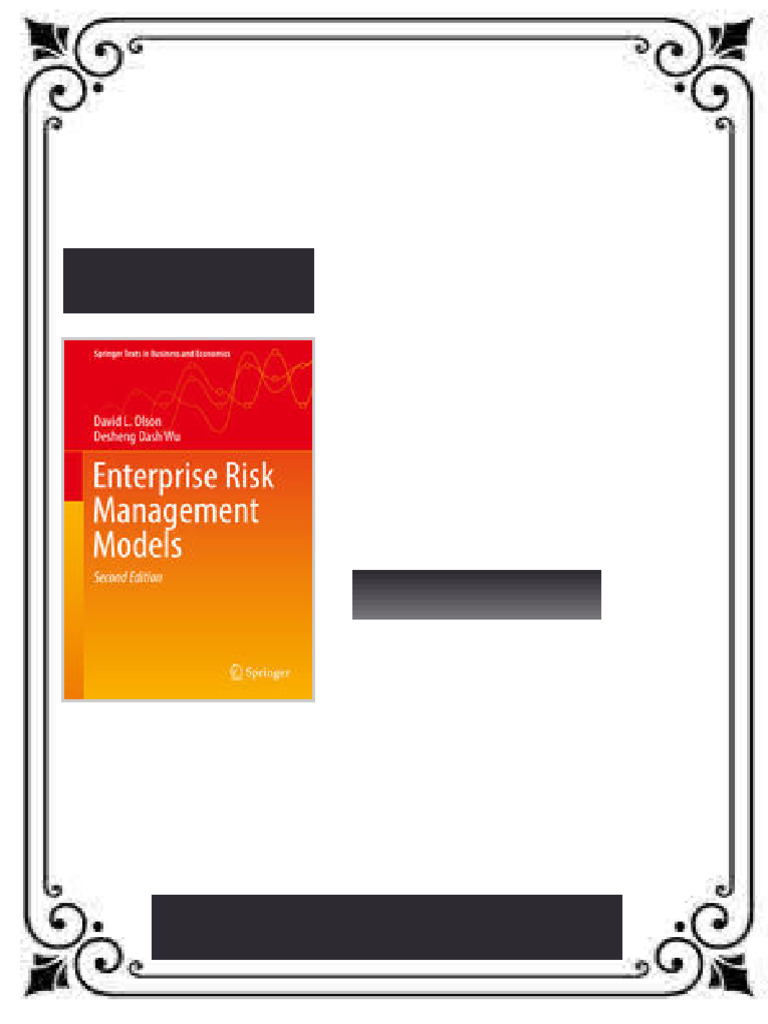 Enterprise Risk Management Models 2nd Edition David L. Olson eBook ...