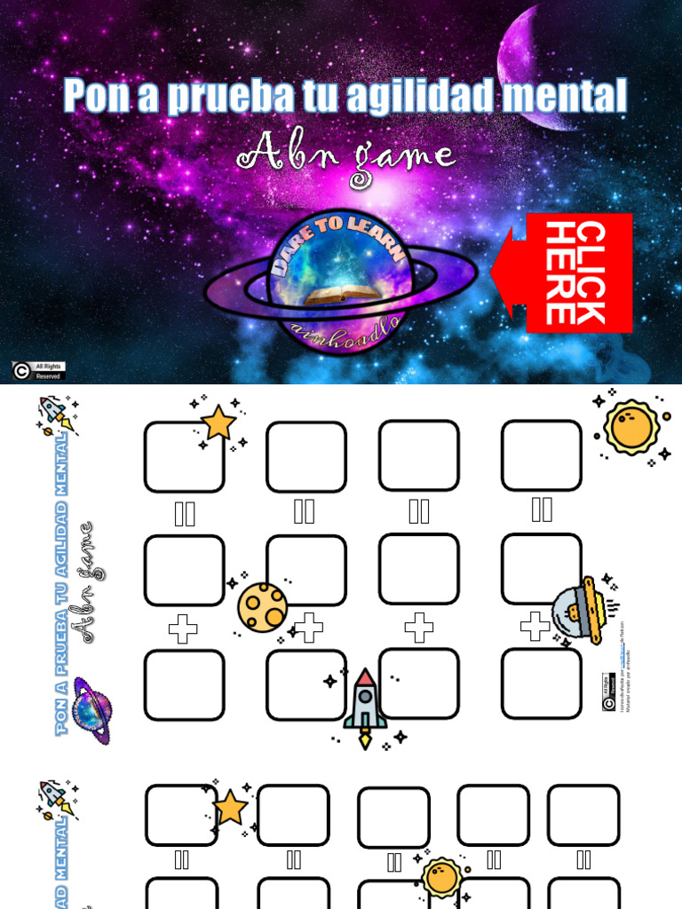 Abn-juego Genially Agilidad Mental | PDF