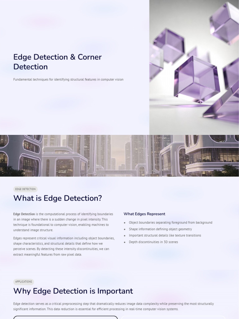 Edge and Corner Detection Techniques | PDF | Image Processing ...