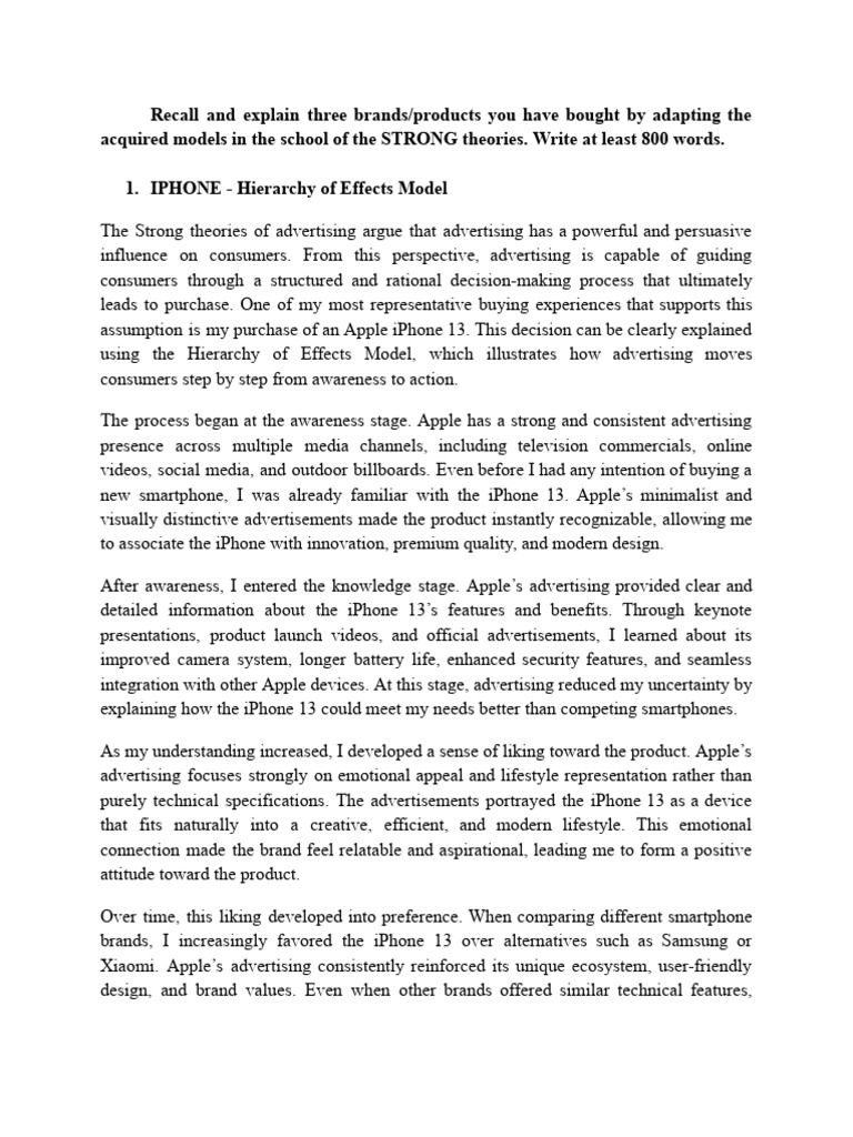 Influence of Advertising on Consumer Choices | PDF | Attitude ...
