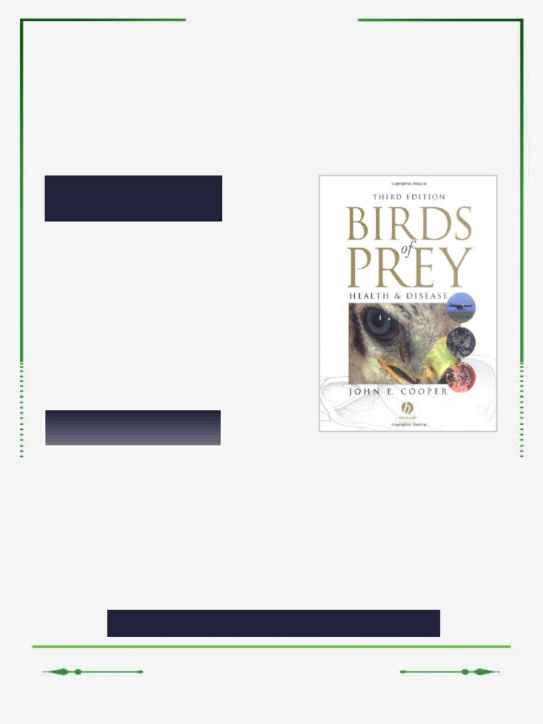 Birds of Prey Health and Disease Third Edition John E. Cooper ebook ...
