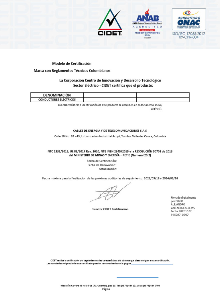 Conductores Tw Thw Thhn Thwn Thhn Thwn 2 y Thwn 2 Ul 83 | PDF | Cobre ...