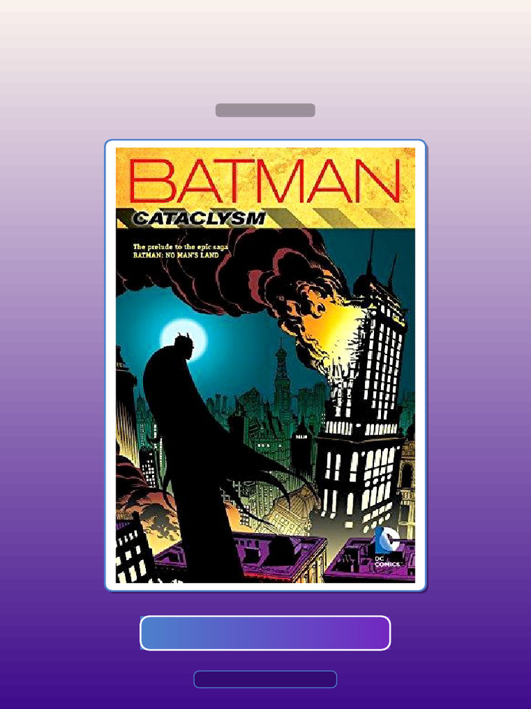Batman Cataclysm New Edition Batman 19402011 E-book Testbank Solutions ...