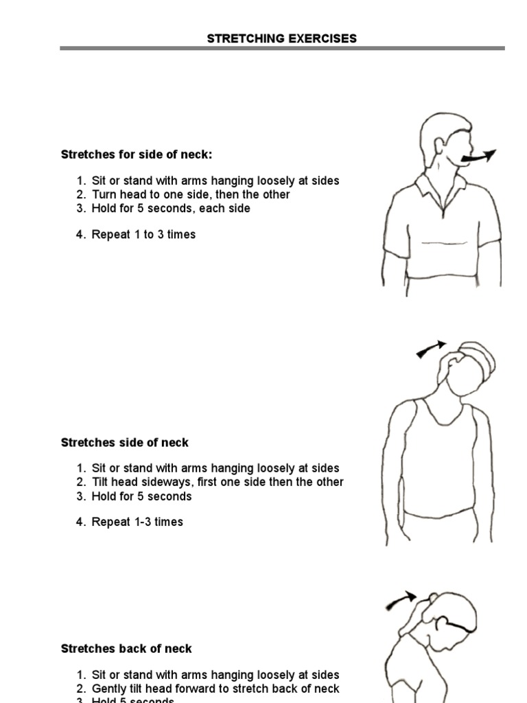 Stretching Exercises For Men | PDF | Flexibility (Anatomy) | Foot