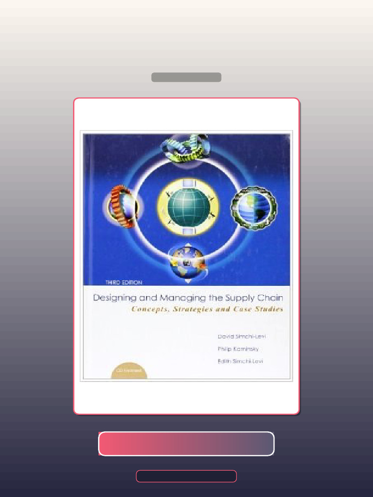 Instructor Manual for Designing and Managing the Supply Chain 3e by ...