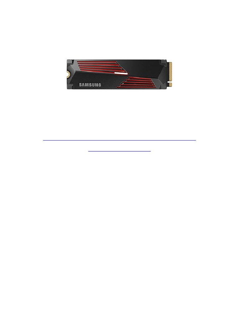 9568 Samsung 990 PRO Heatsink NVMe M.2 SSD With Heatsink 4TB PCIe 4.0 ...
