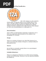 Understanding BBFC 12A and 15 Ratings | PDF | Human Sexuality ...