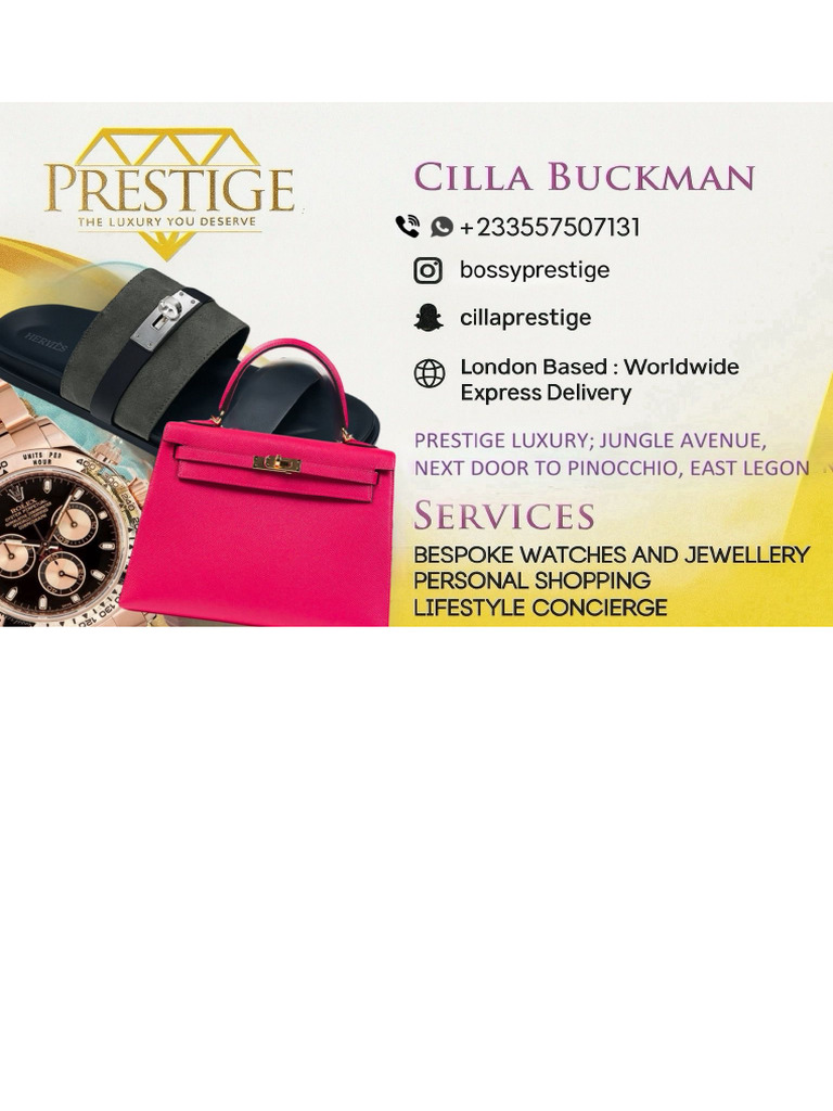 Prestige Flyer Cilla FullPage | PDF