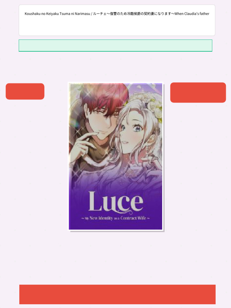 Luce: My New Identity as a Contract Wife Chapter 35 Top Rated Manga ...